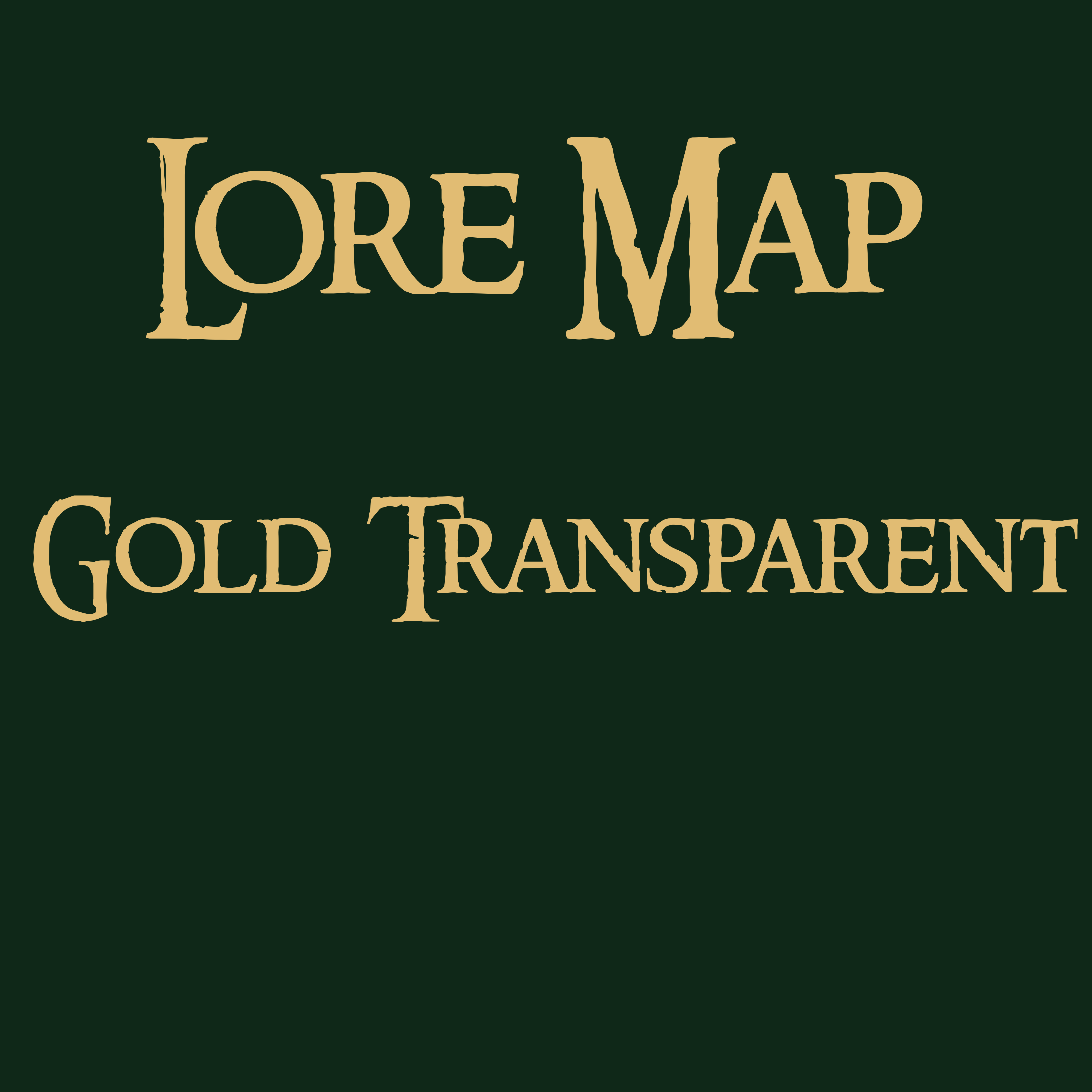 Lore Map Gold Transparent – Inspired.Designs.illustrations