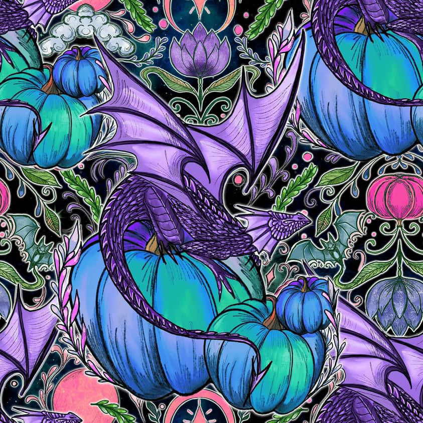 Fall Dragon 2 – Inspired.Designs.illustrations